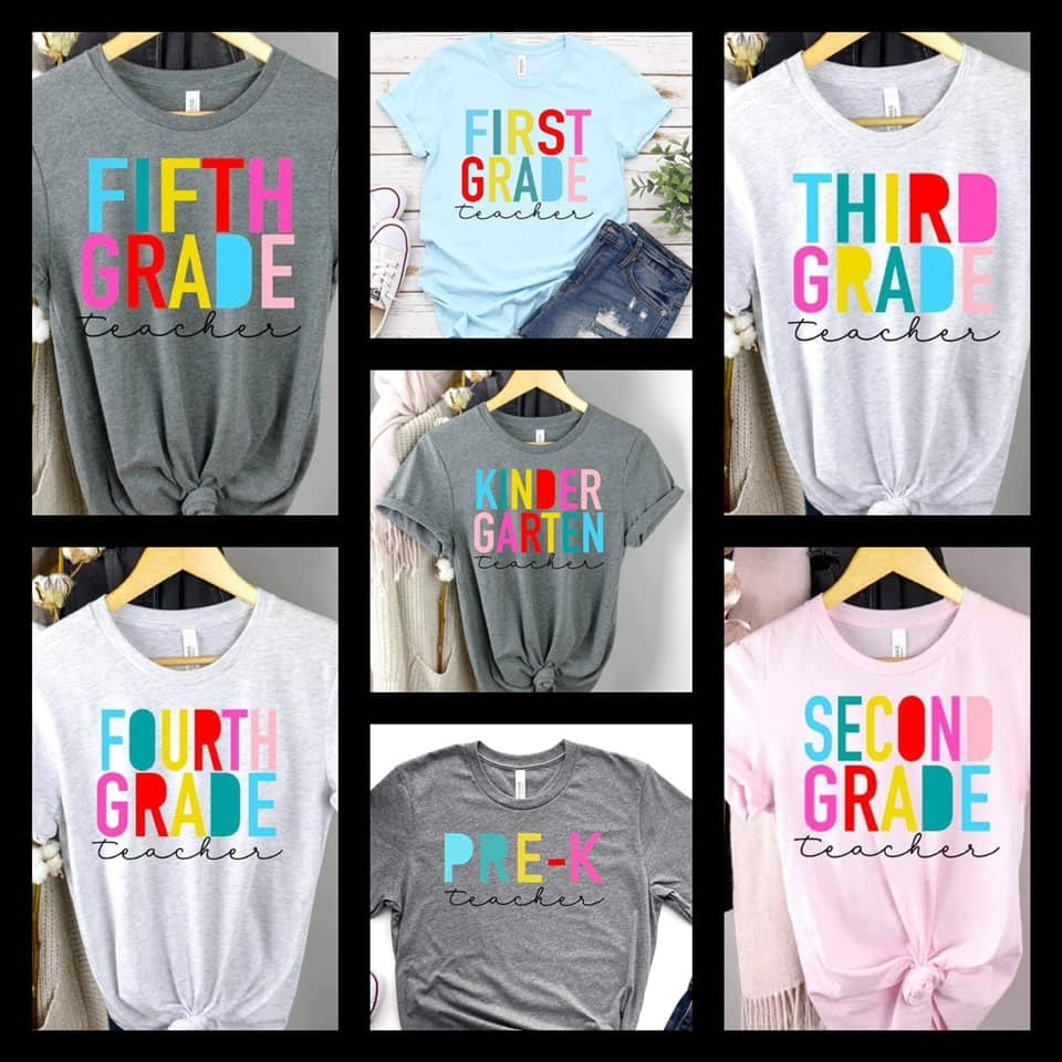 Grade Level Tees – TEEcher Next Door Clothing Co.