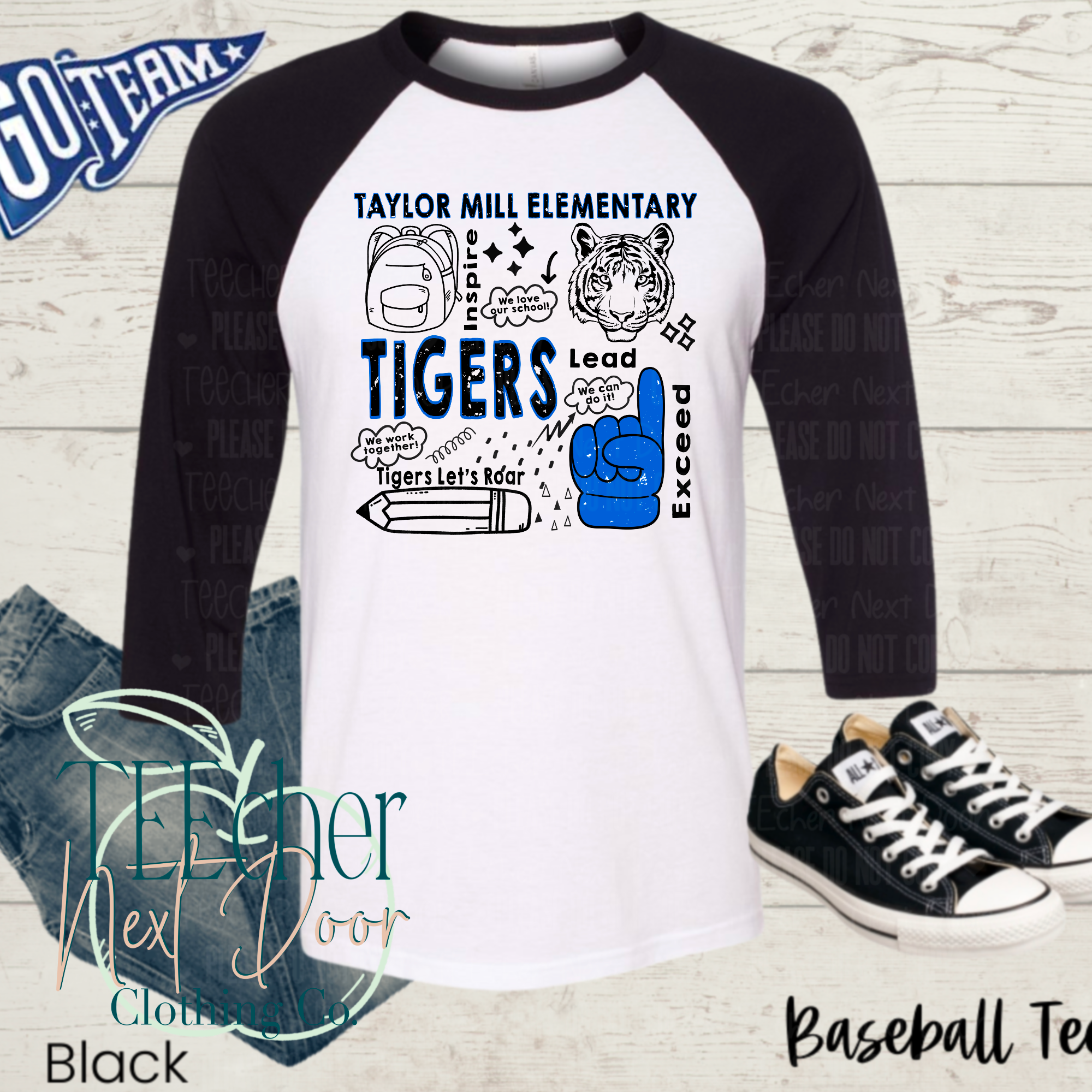 Taylor Mill Mascot Collage – TEEcher Next Door Clothing Co.