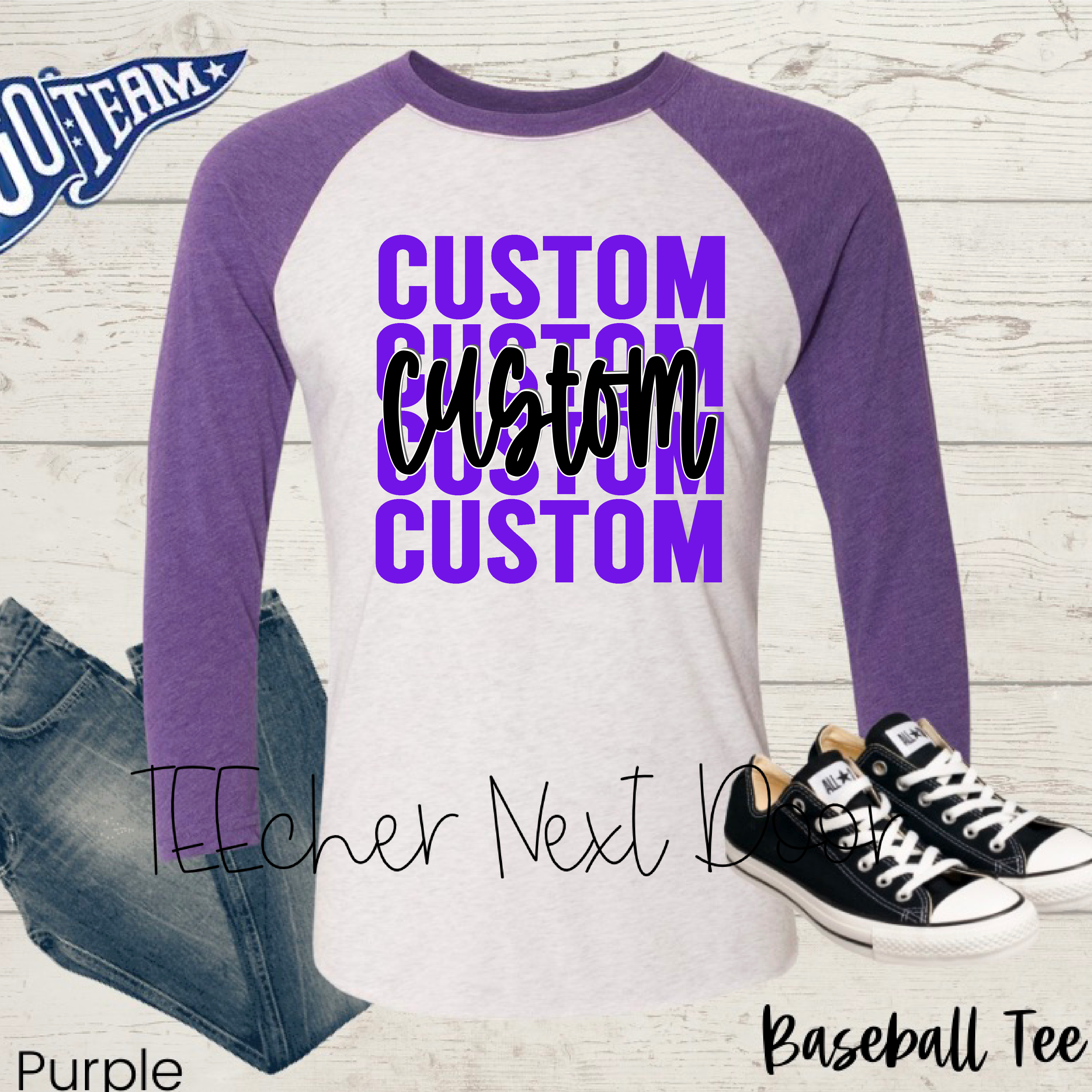 Custom Repeat – TEEcher Next Door Clothing Co.